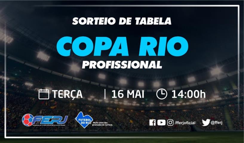 FERJ | Sorteio da tabela da Copa Rio